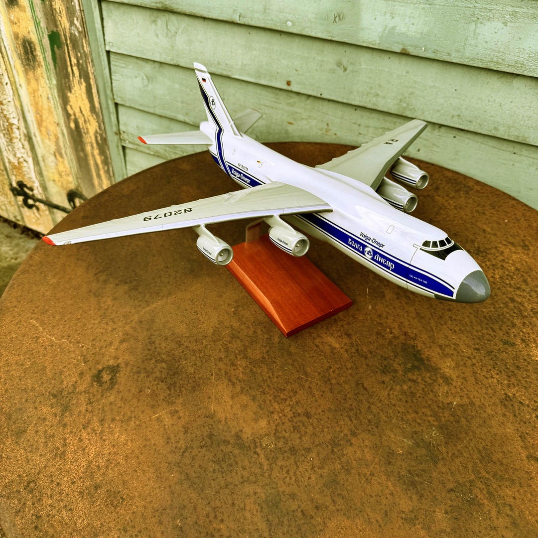 Ukraine Airlines Antonov Airlines Model Cargo Plane Volga to Dnepr ...