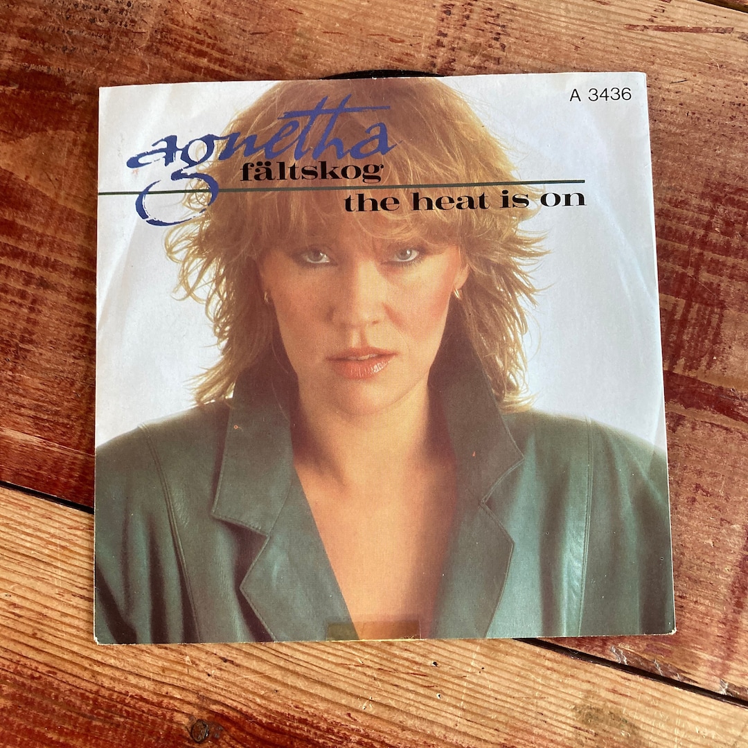 Agnetha Fältskog, Vinyl Single the Heat is On, 1983 Single Release - Etsy