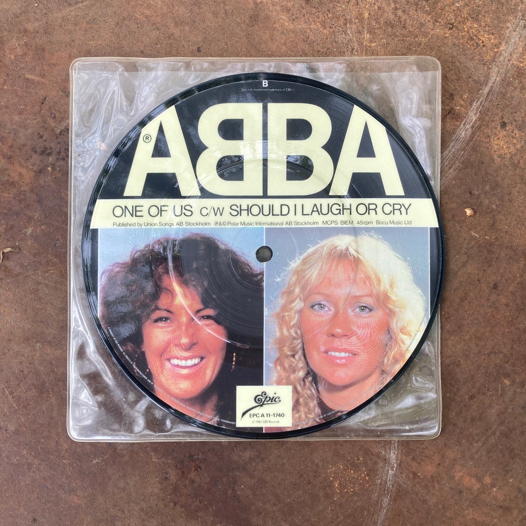 Abba Picture Disk Single one of Us From the Visitors Album - Etsy