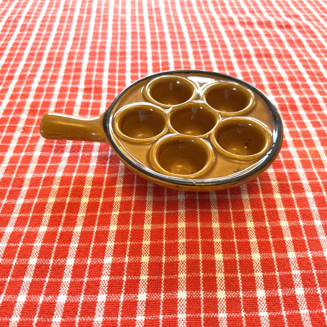 French Rustic Ceramic Escargots Plates , Snail Plate - Etsy