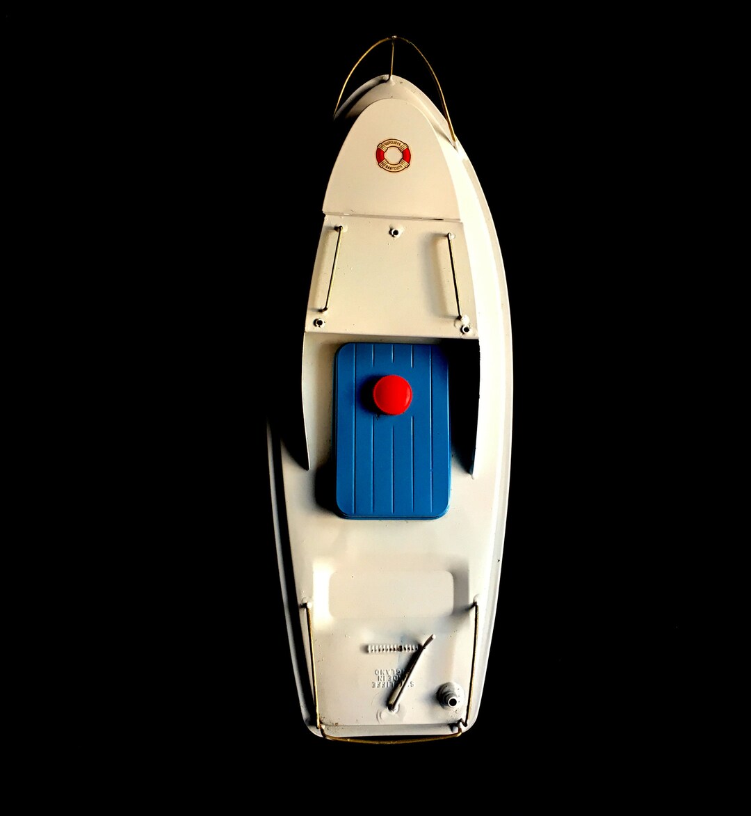 Vintage Clockwork Boat Toys Tinplate Toys Vintage Model Sutcliffe Boat ...