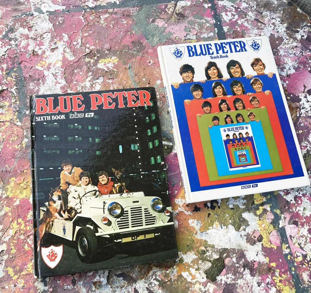 Vintage Children's Books Blue Peter Annuals 1970s Gifts - Etsy