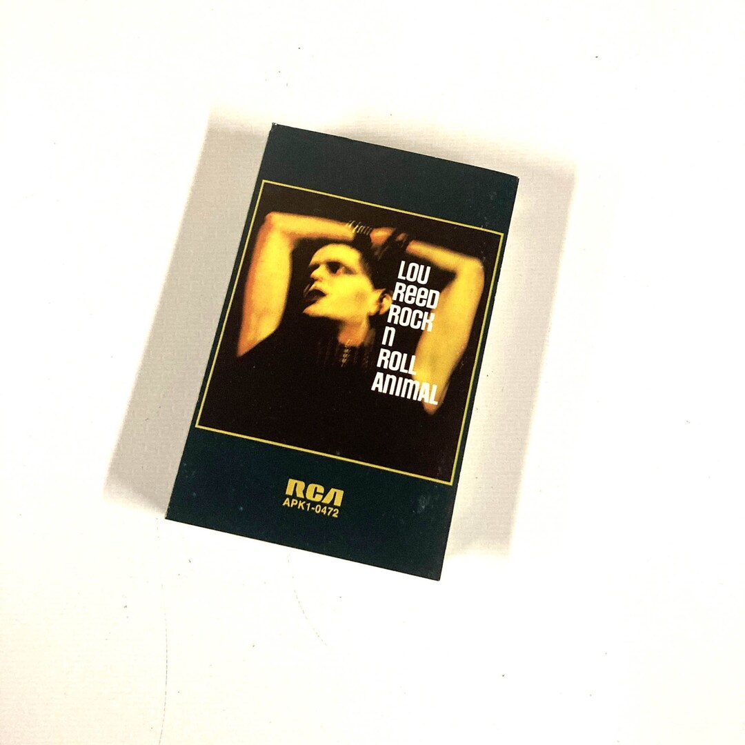 Lou Reed Music Cassette "rock and Roll Animal", Vintage Music Format - Etsy