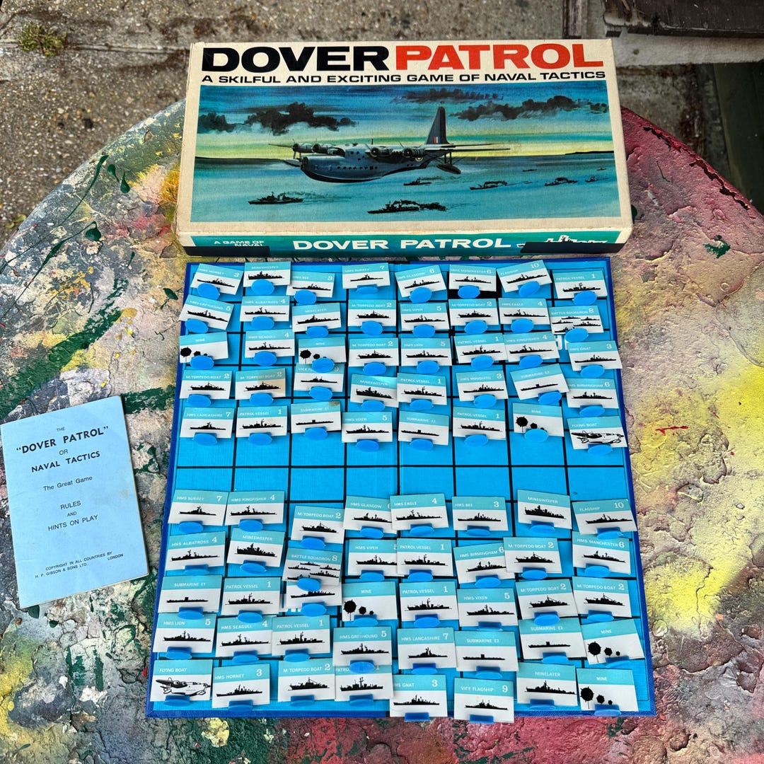 Dover Patrol Vintage Navy Battle Game, Like Chess 1970s - Etsy