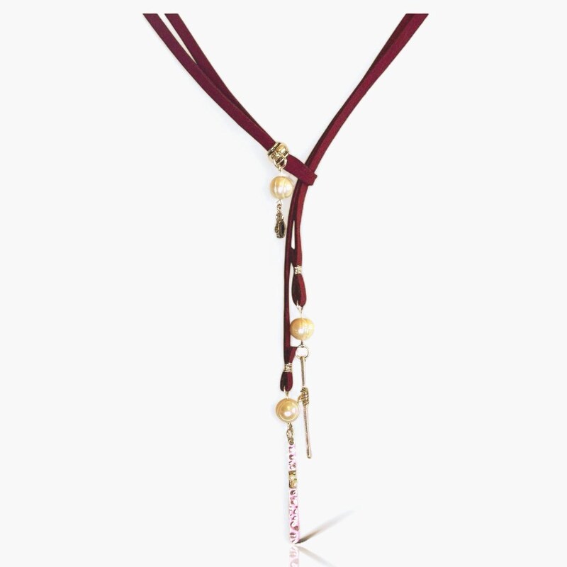 Leather Lariat - Etsy