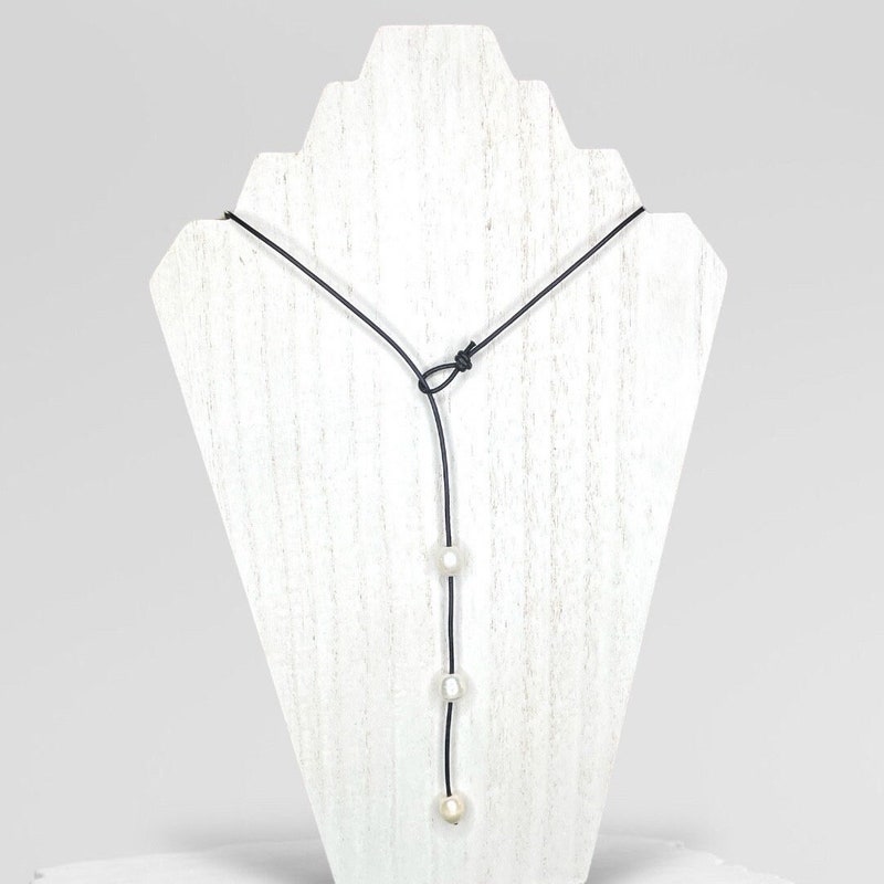 Leather Lariat - Etsy