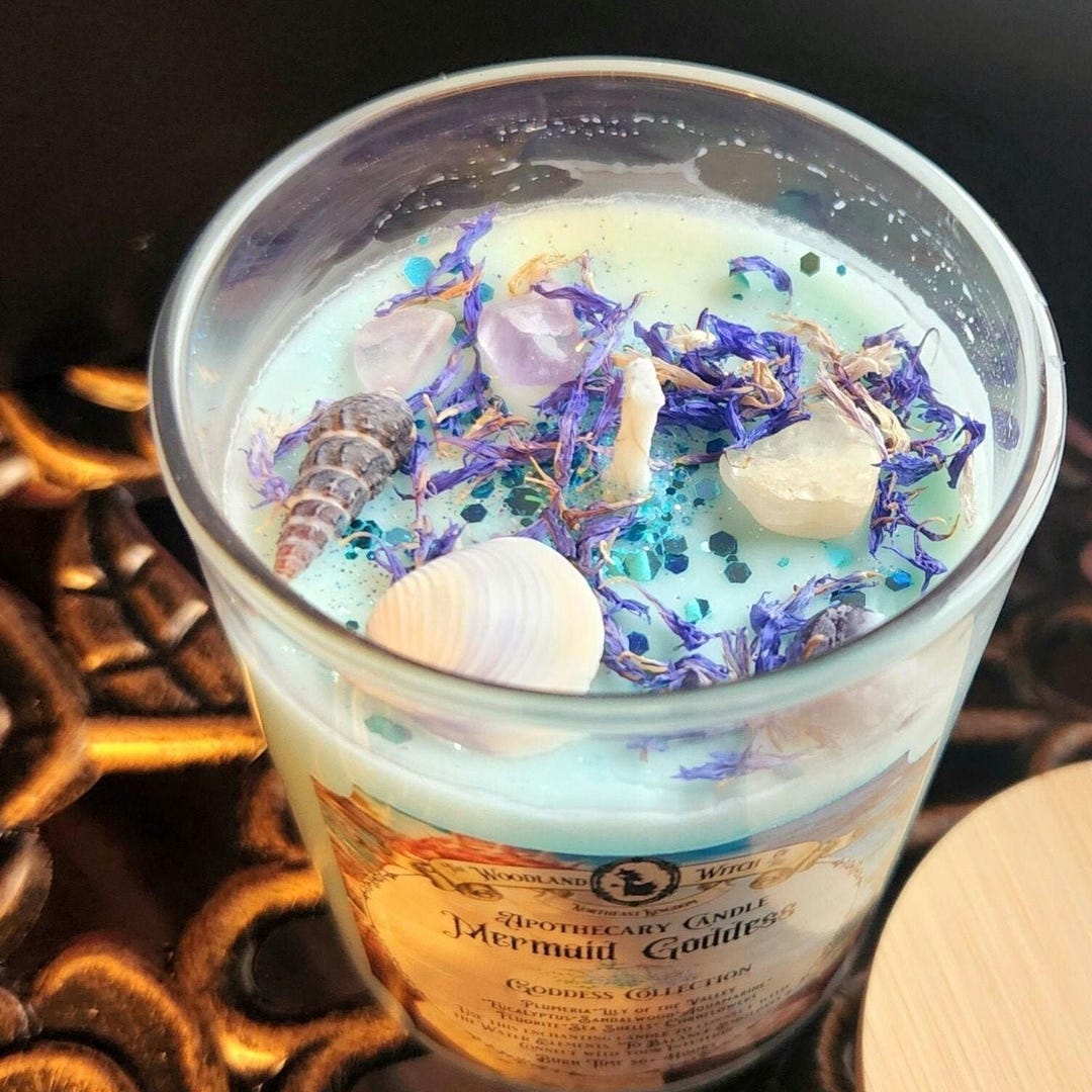 Mermaid Goddess Candle - Etsy