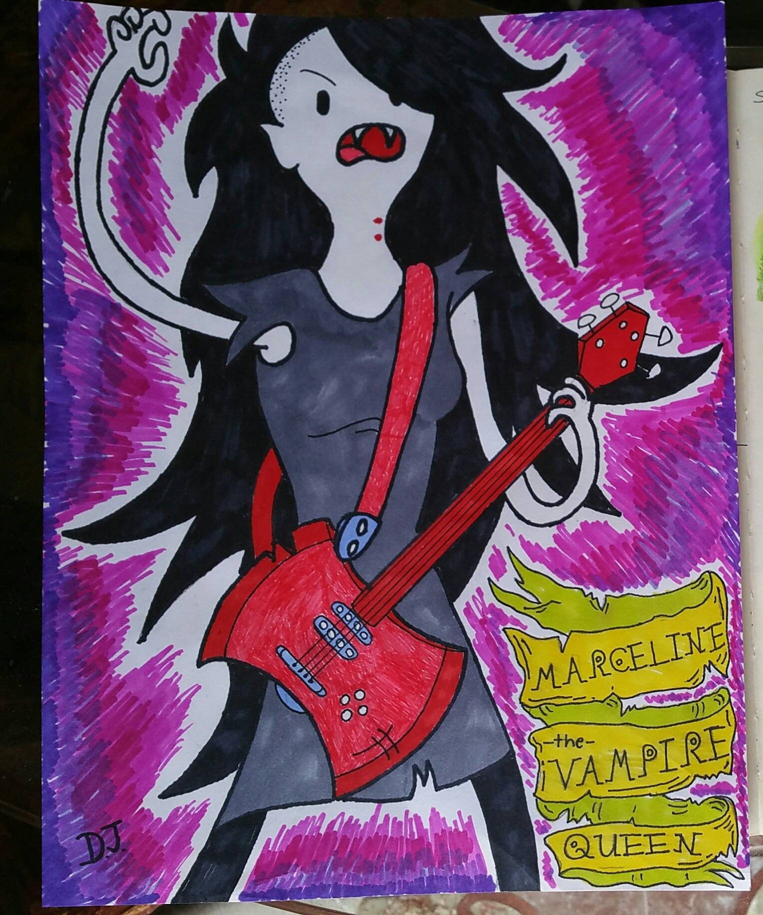 Marceline The Vampire Queen Drawing