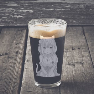 Custom Anime Glass Laser Engraved - Etsy