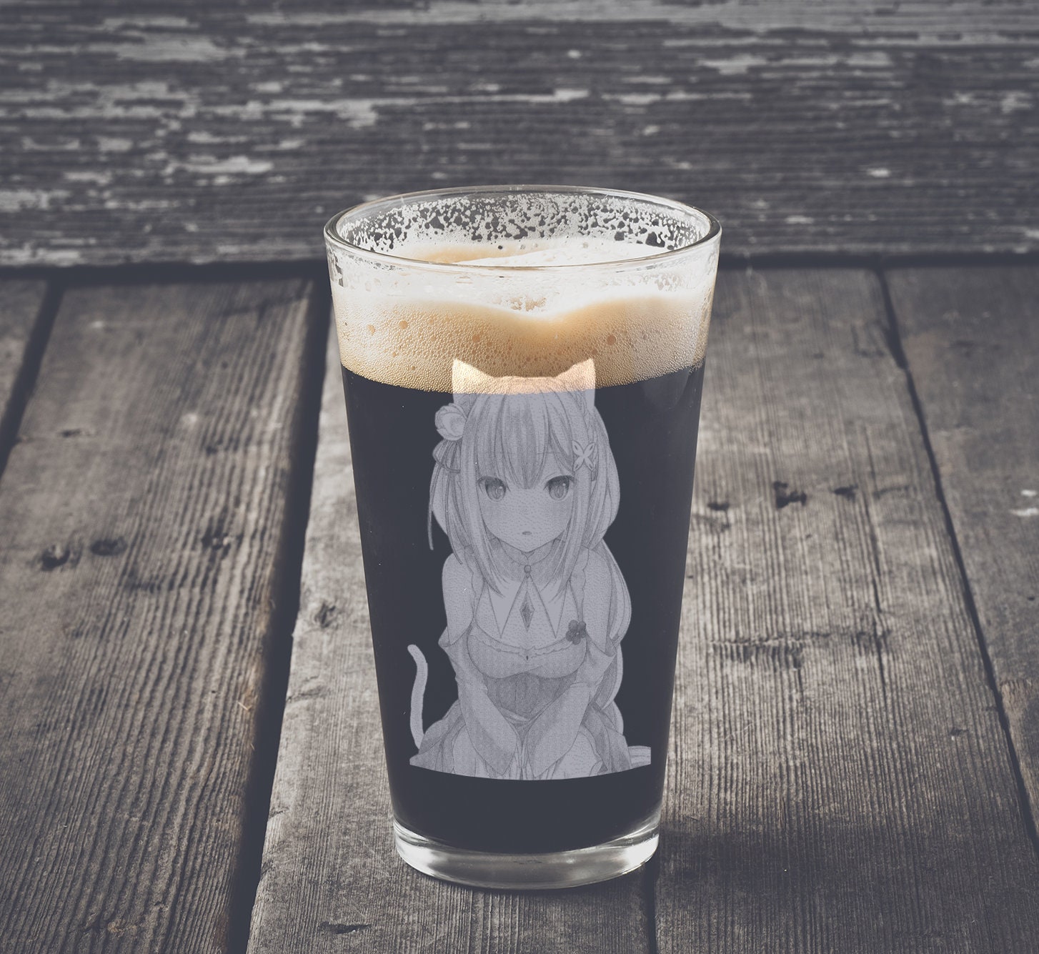 Custom Anime Glass Laser Engraved - Etsy