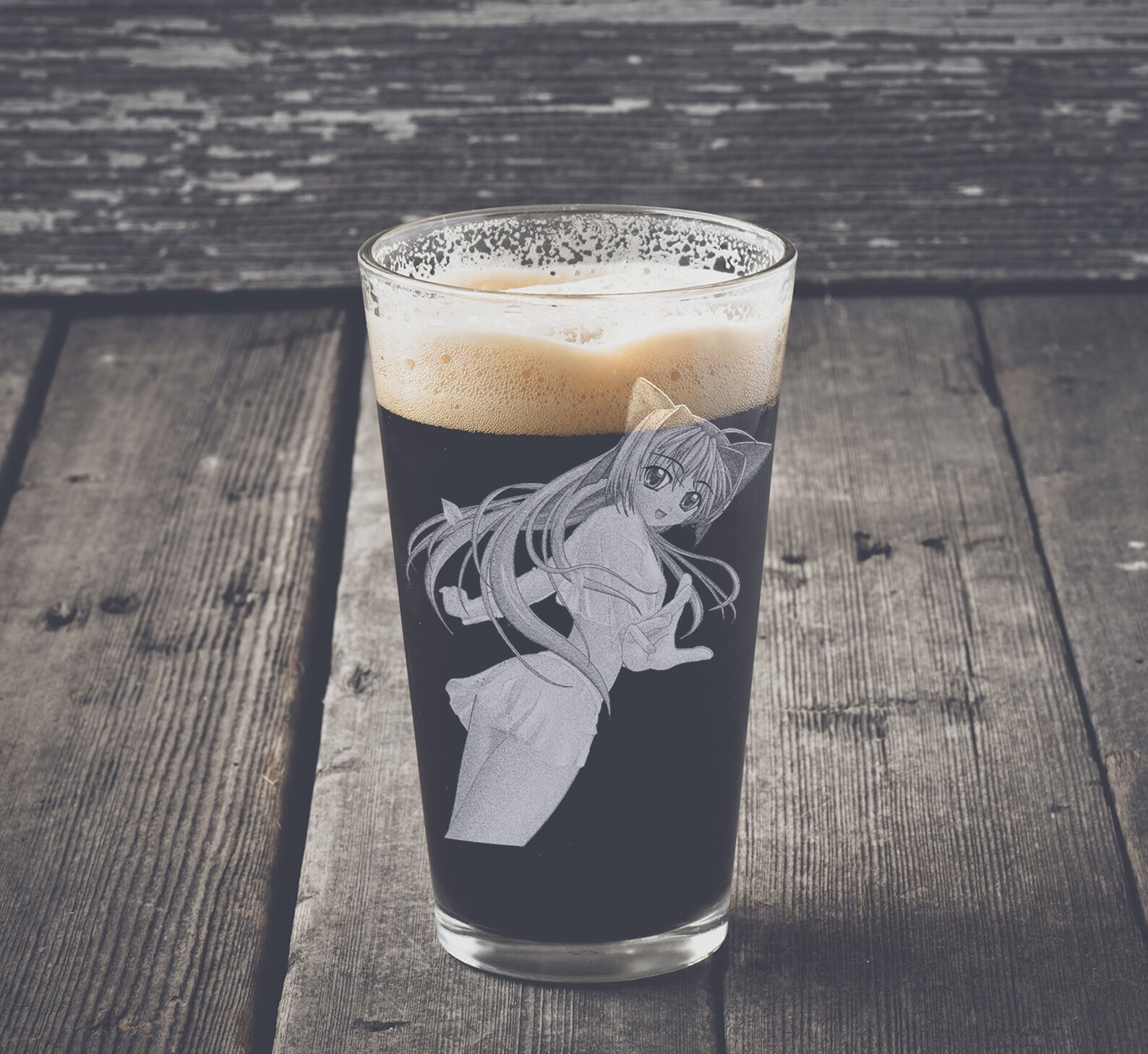 Custom Anime Glass Laser Engraved - Etsy