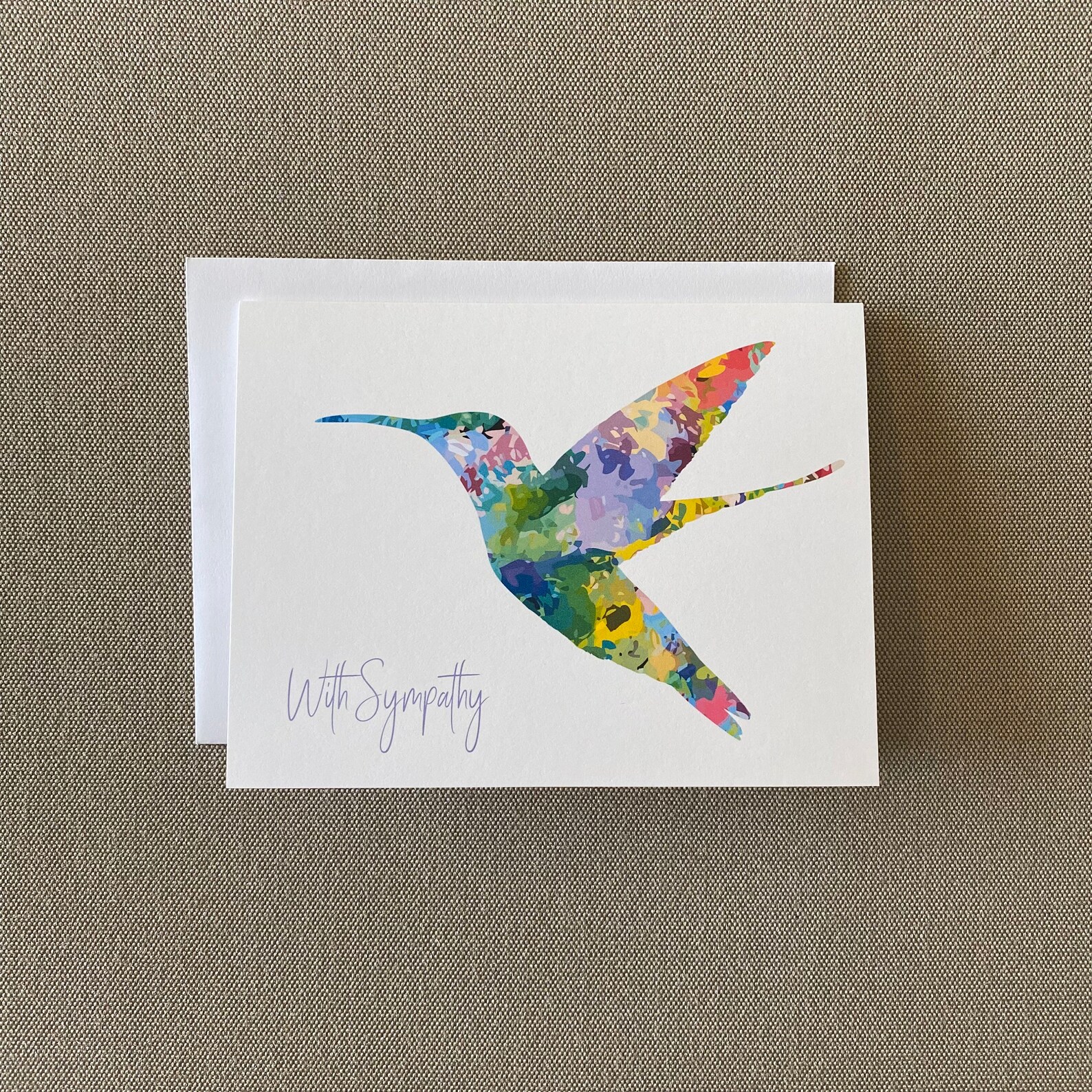 Colorful Hummingbird Sympathy Cards Blank Hummingbird - Etsy