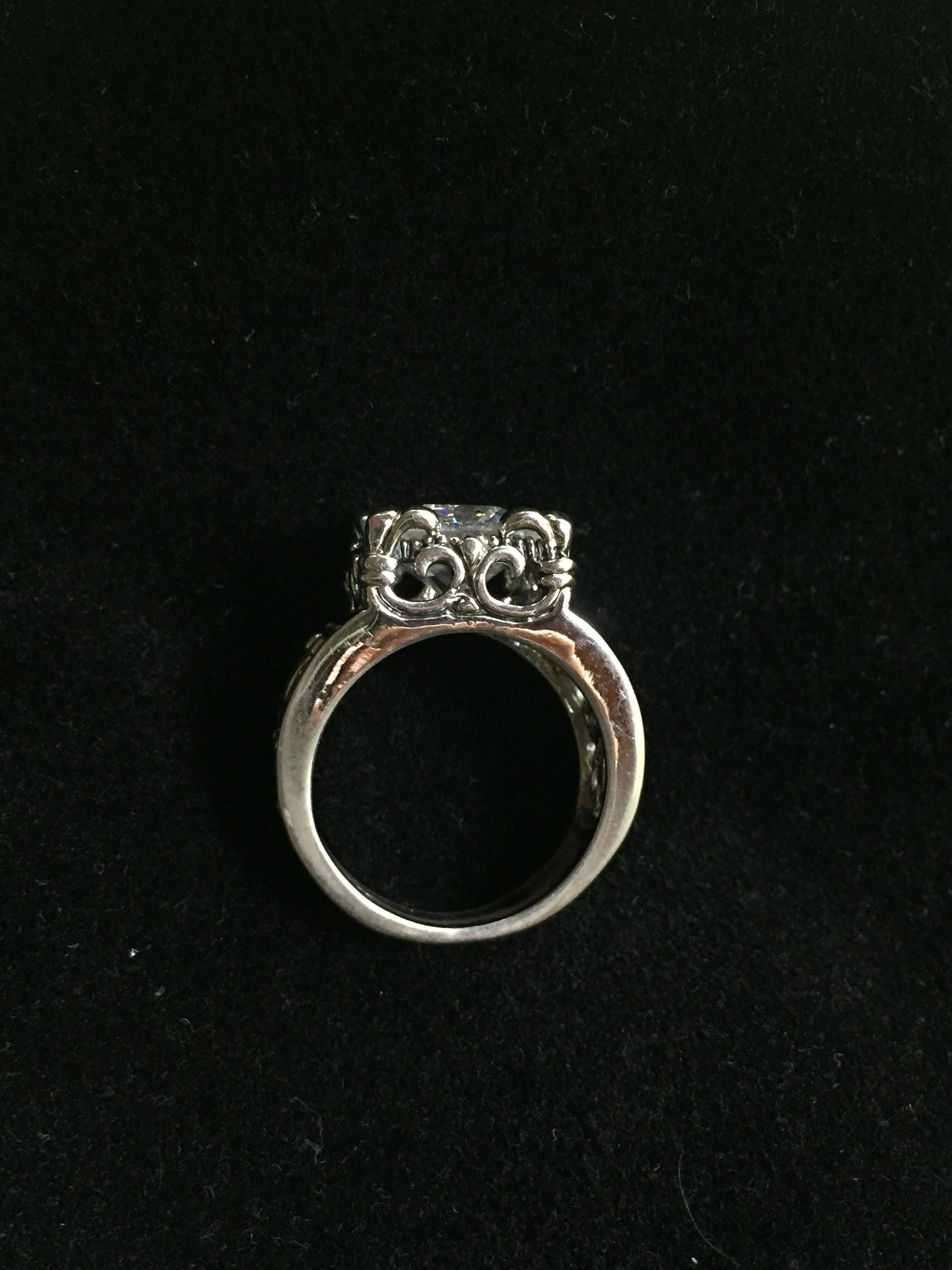 Silpada Ring Sterling Silver Cubic Zirconia Vintage - Etsy