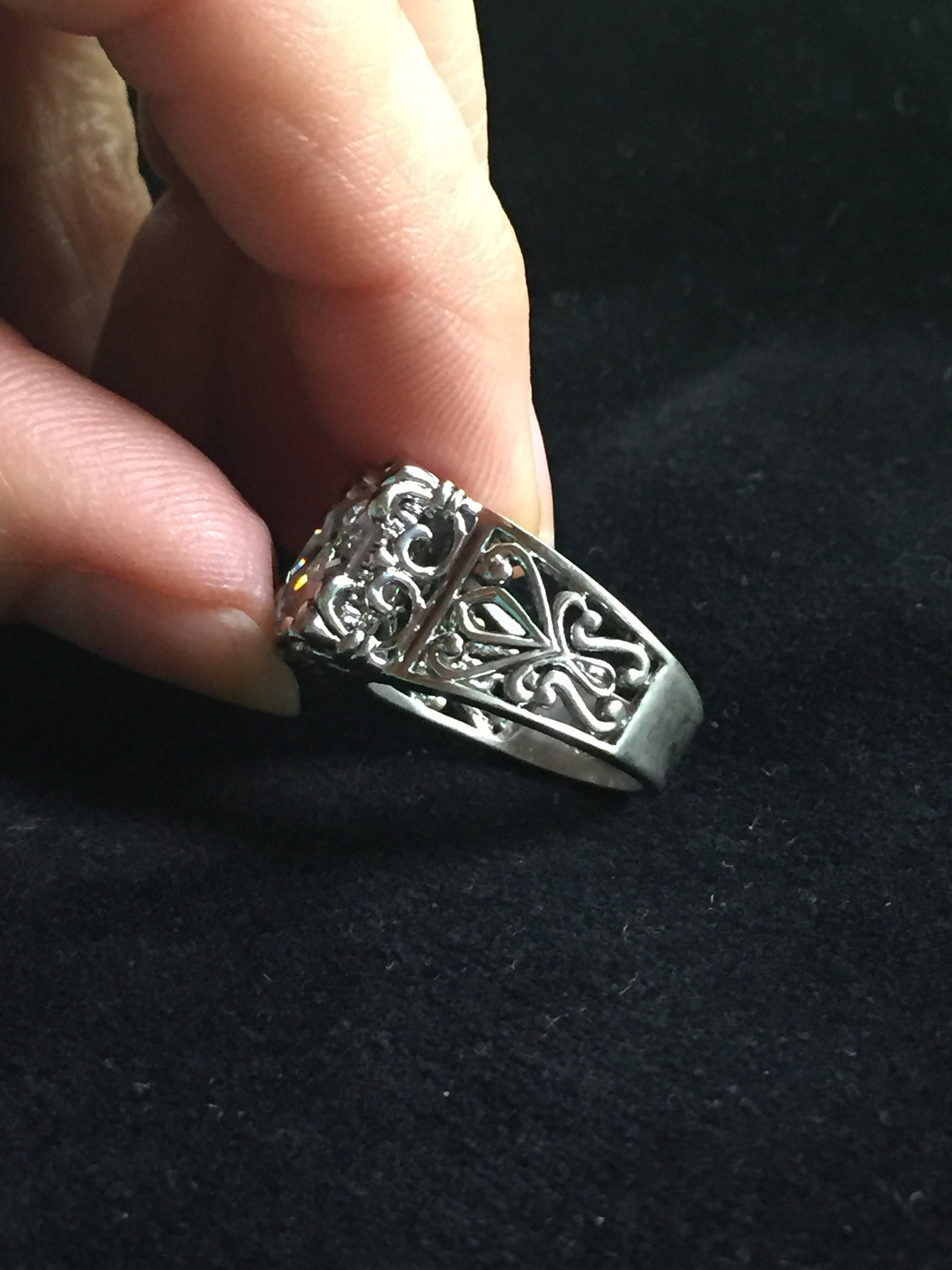Silpada Ring Sterling Silver Cubic Zirconia Vintage - Etsy