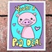 Piggy Valentine, Handmade Card Bundles for Valentines Day, Galentines ...