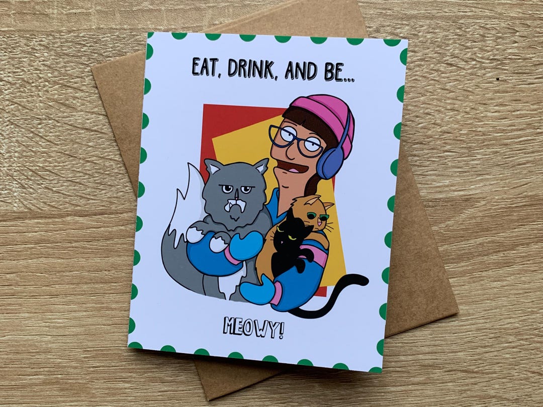 Gayle, Mr. Business, and Cats - Bob’s Burgers Christmas Card, Funny ...