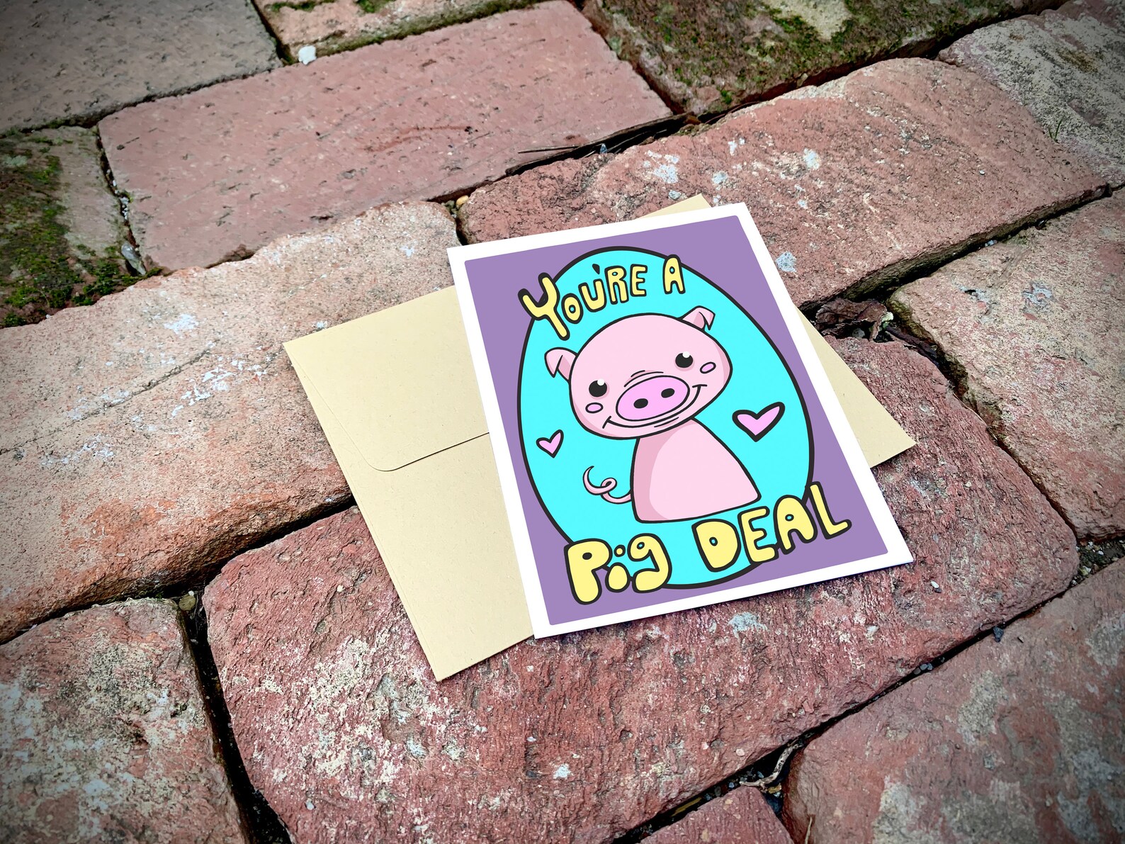 Piggy Valentine, Handmade Card Bundles for Valentines Day, Galentines ...