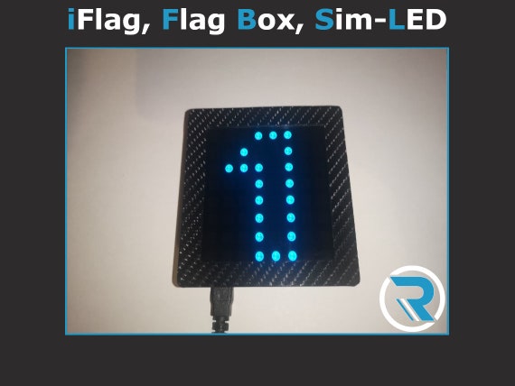 IFlag Flag Box Sim Racing RGB light Display Shiftlight - Etsy France