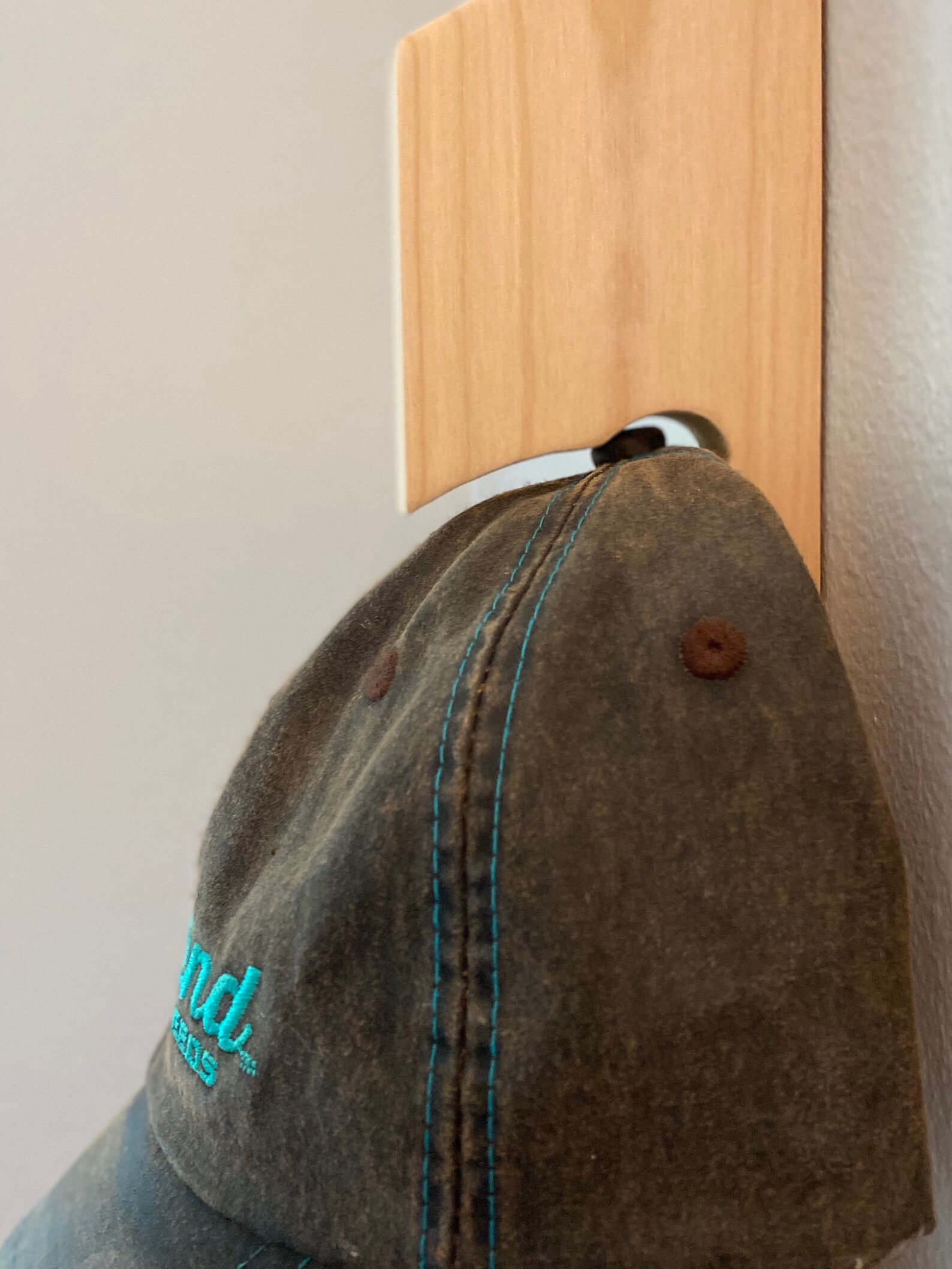 Mini Woodstock Hat Rack for Baseball Caps Single Vertical - Etsy
