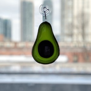 Avocado Stained Glass Suncatcher - Etsy