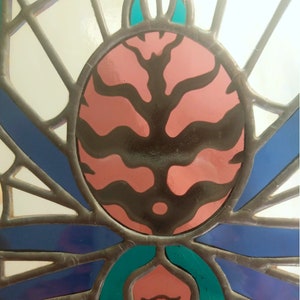 Spider Stained Glass Window. Spider Art. Tarantula Stained - Etsy
