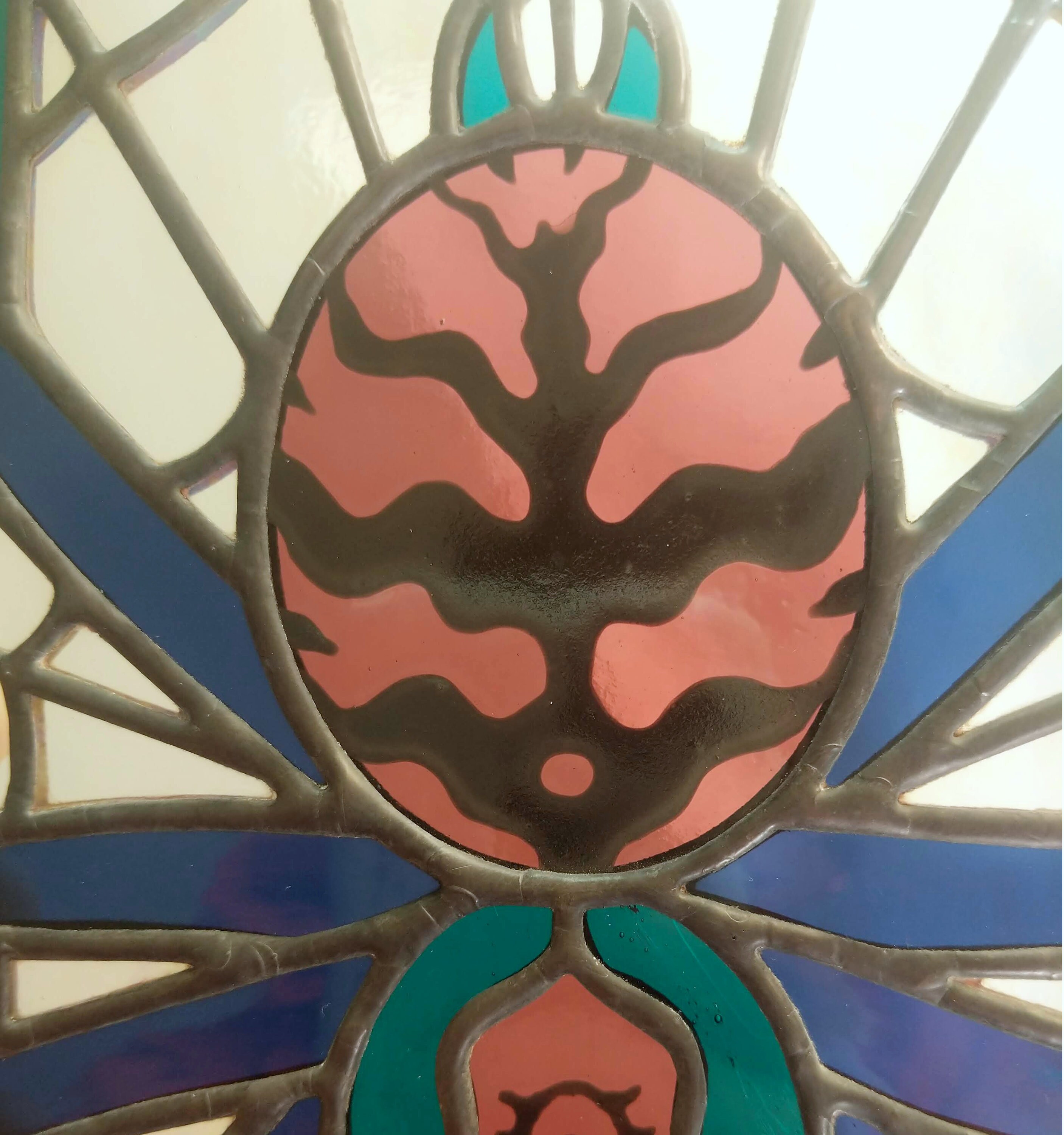 Spider Stained Glass Window. Spider Art. Tarantula Stained | Etsy