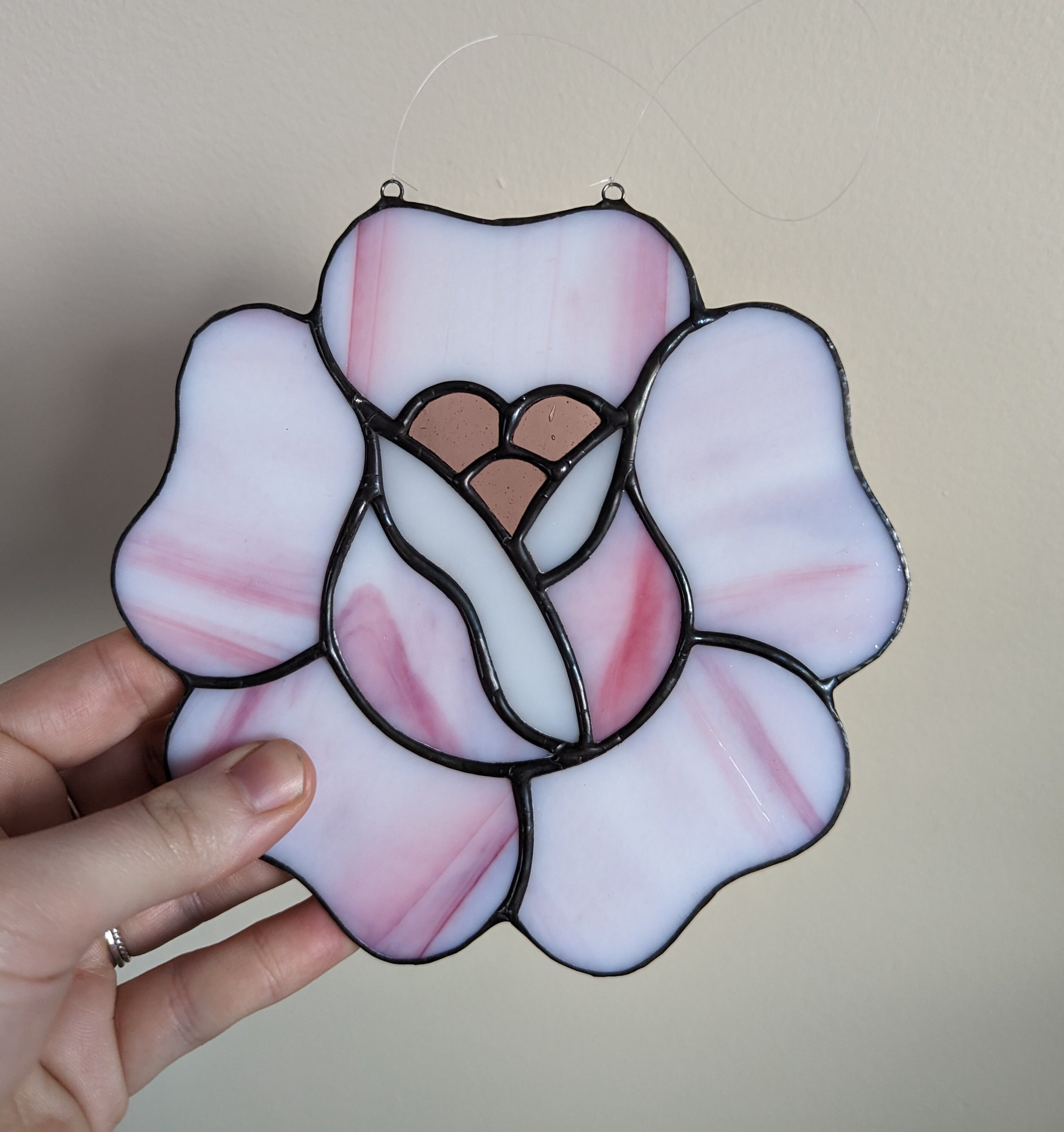 Stained Glass Rose Tattoo