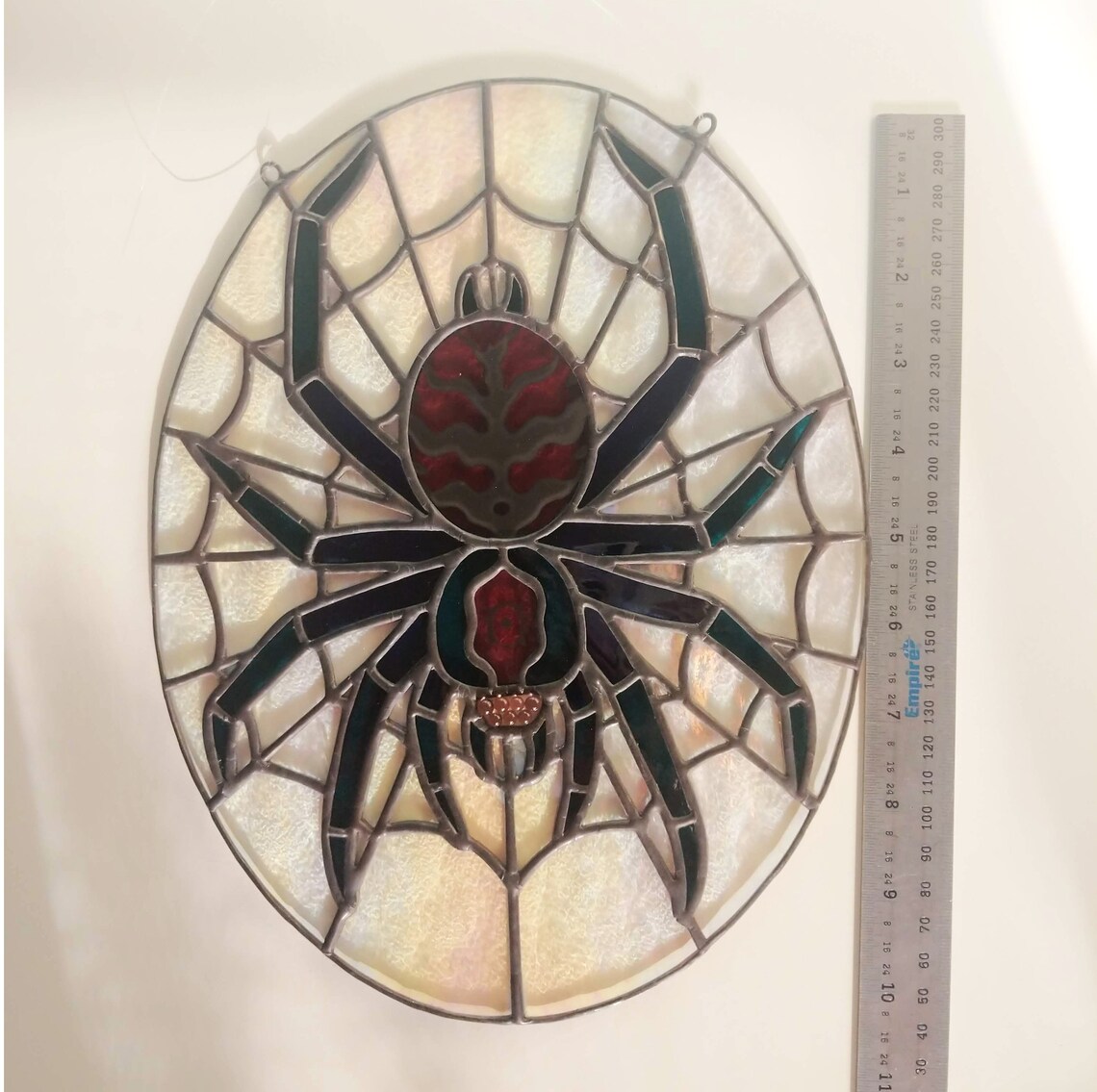 Spider Stained Glass Window. Spider Art. Tarantula Stained | Etsy