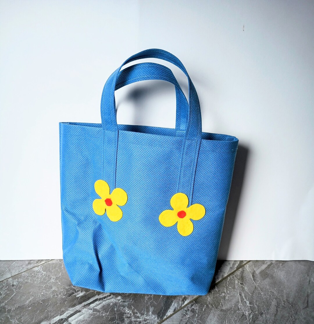 Medium Size Tote Bag From Repurposed Sterile Surgical Wrap Material. - Etsy