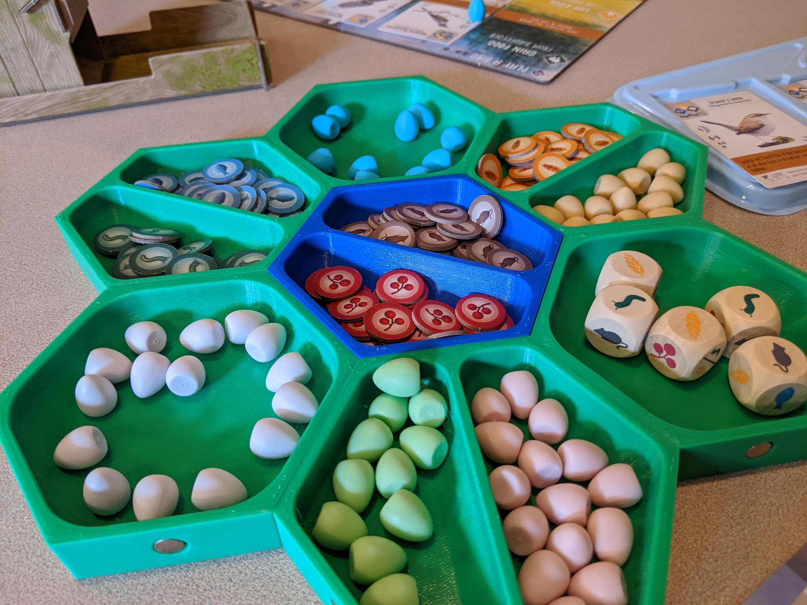 Hexagon Board Game Trays | Etsy