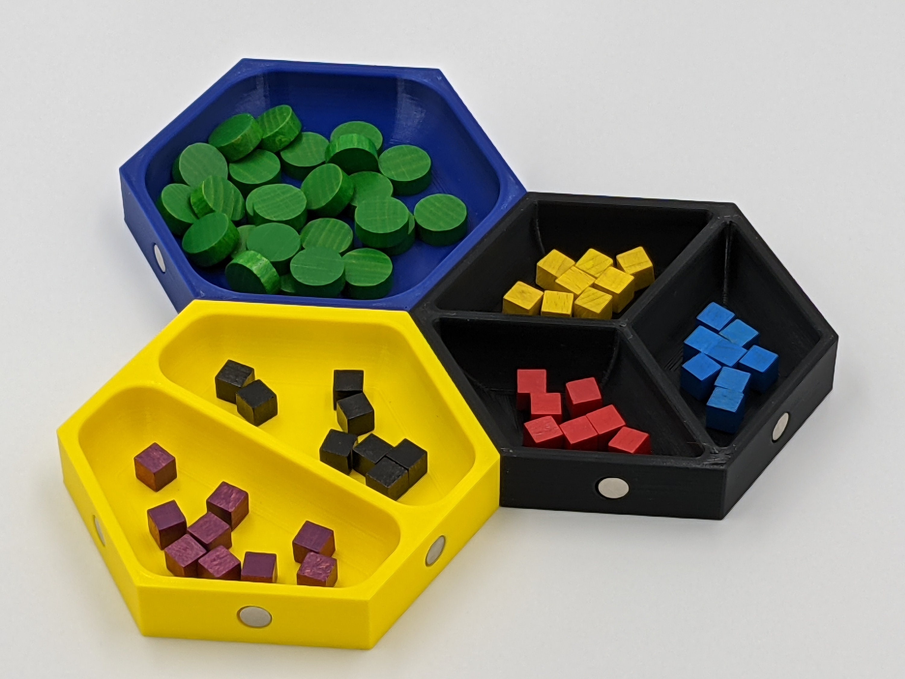 Hexagon Board Game Trays | Etsy