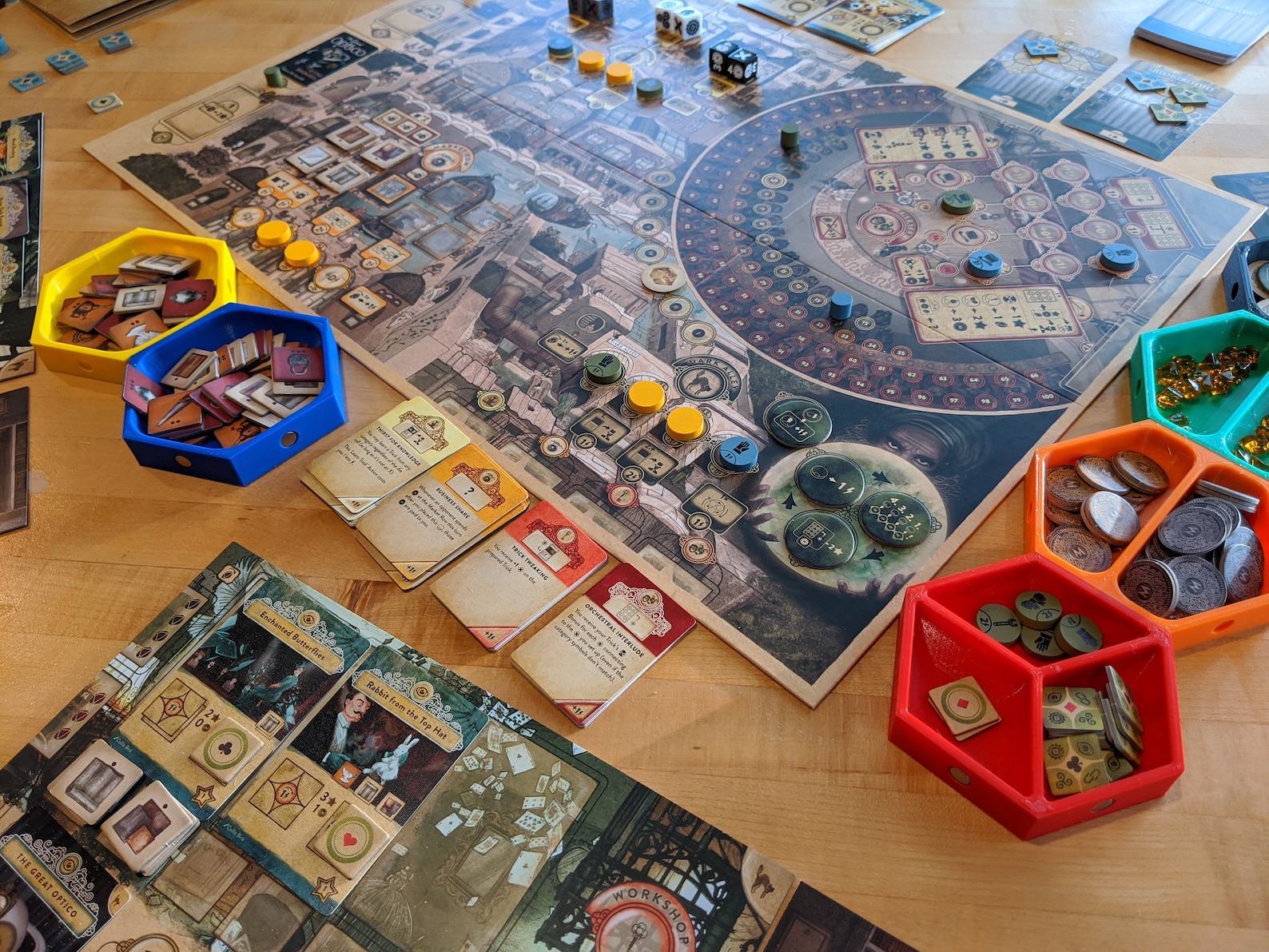 Hexagon Board Game Trays | Etsy