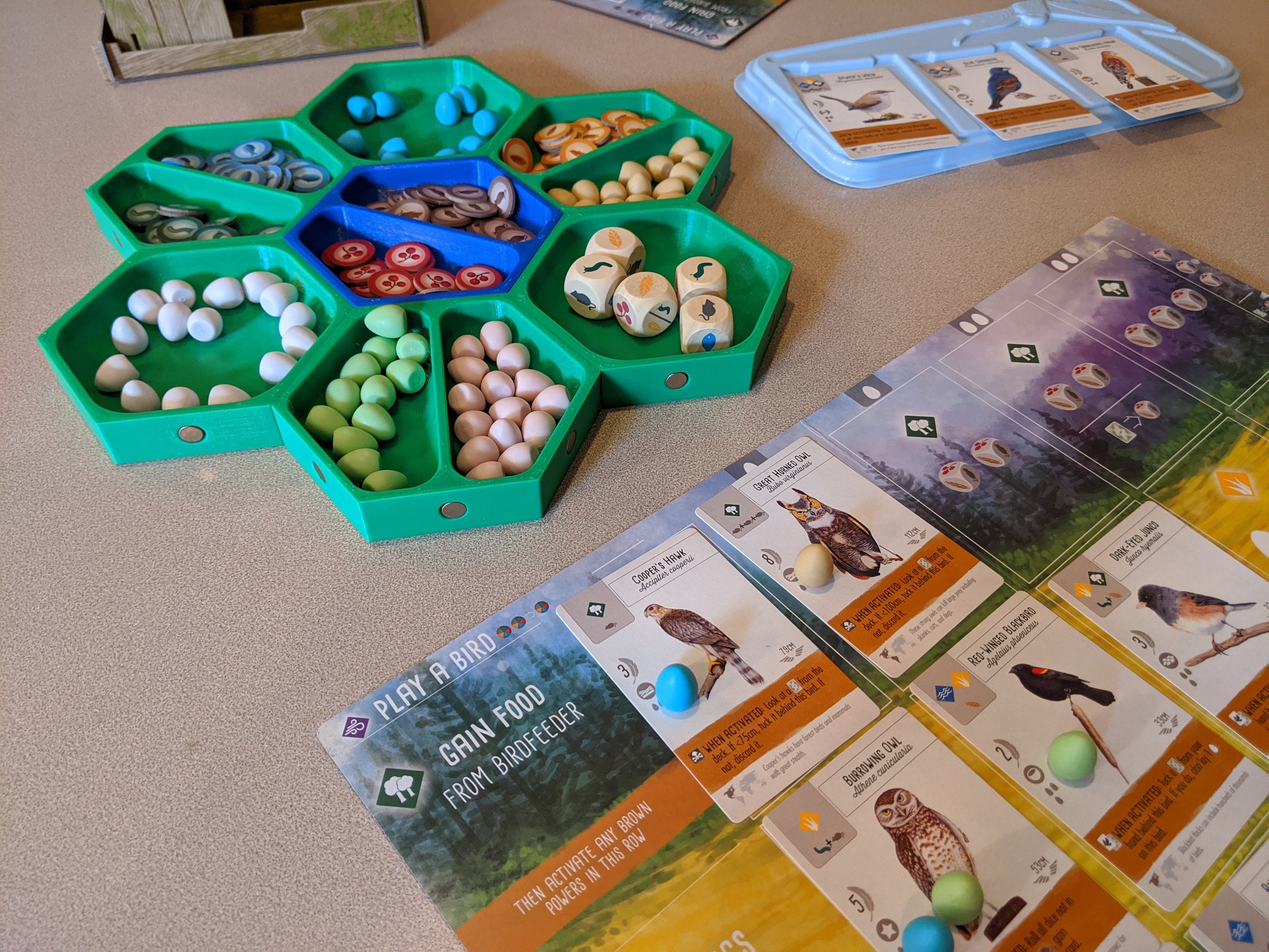 Hexagon Board Game Trays | Etsy