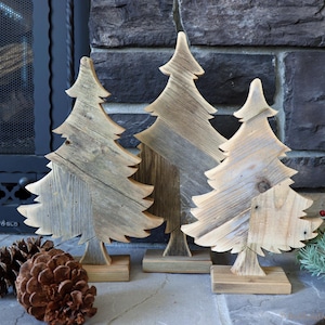 Rustic Barn Wood Pine Tree: Weathered Reclaimed Wood Decor - Etsy