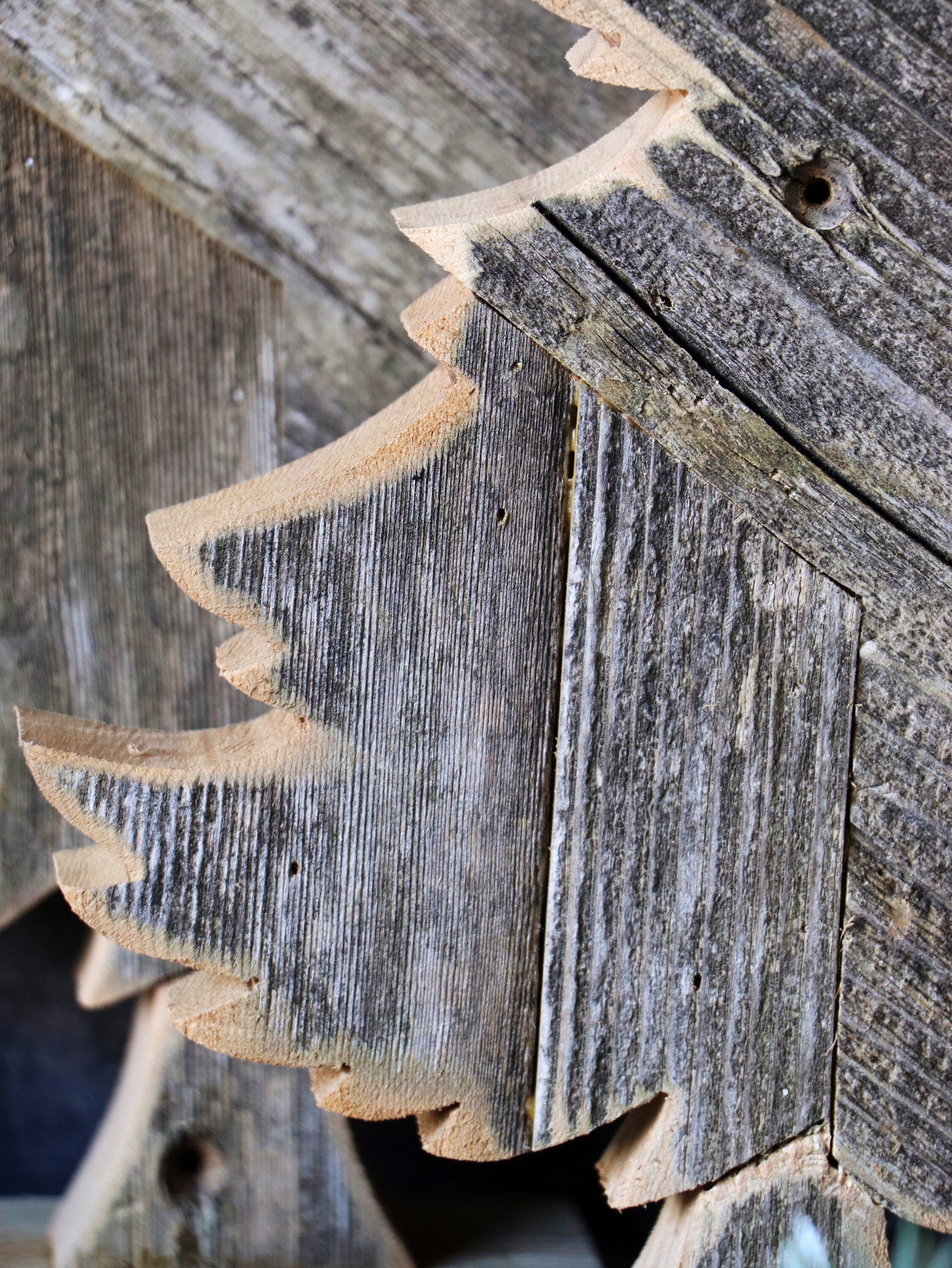 Rustic Pine Tree made from Barn Wood/Weathered Reclaimed | Etsy