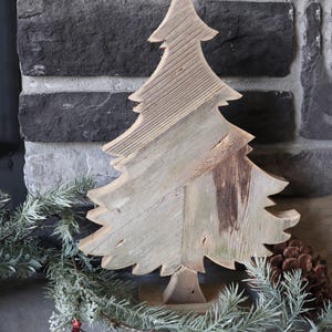 Rustic Barn Wood Pine Tree: Weathered Reclaimed Wood Decor - Etsy