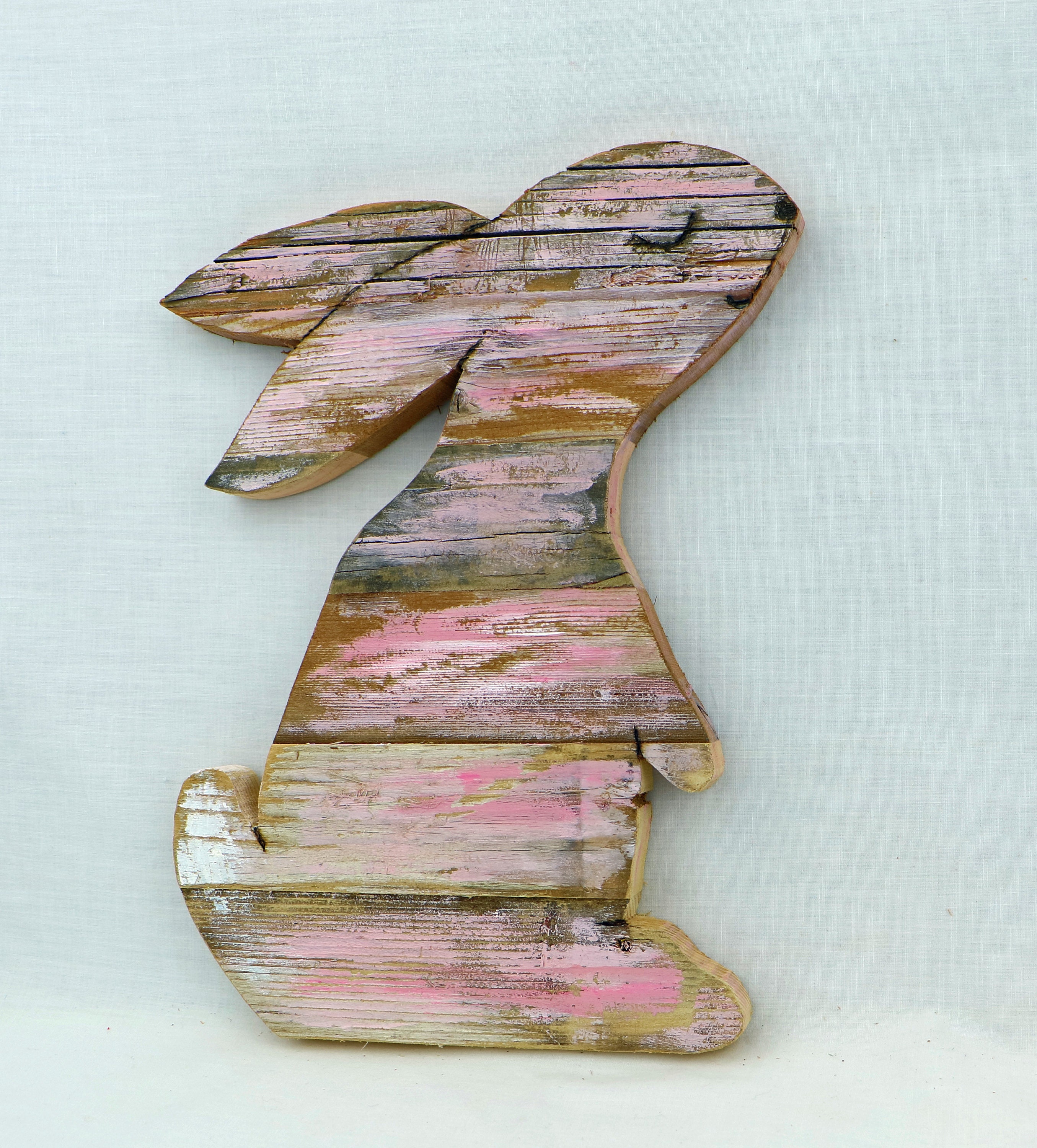 Rustic Bunny Nursery/spring/easter Hand Painted or Natural - Etsy