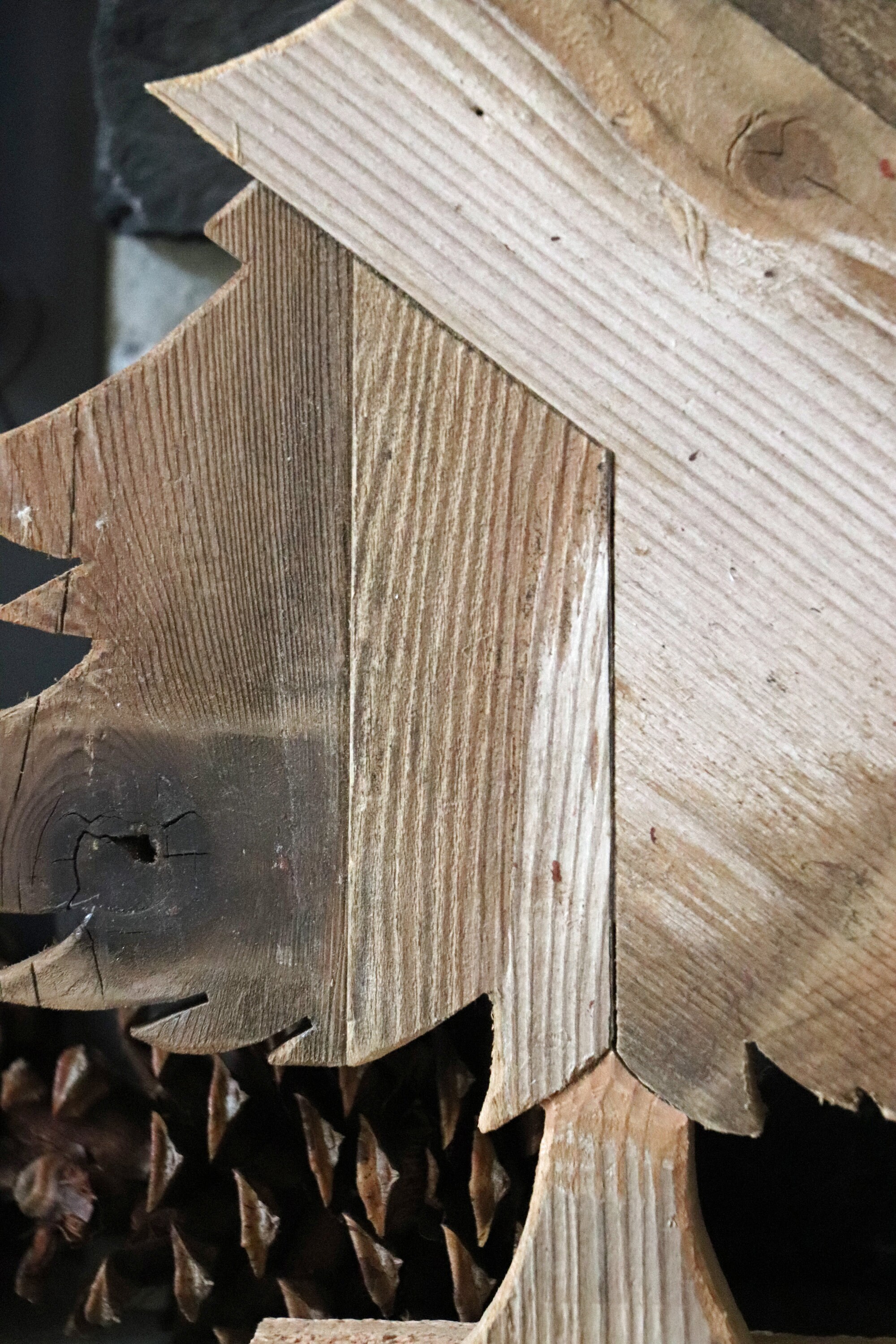 Rustic Pine Tree Made From Barn Wood/weathered Reclaimed - Etsy Canada