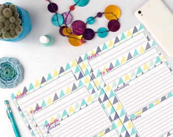 5 Day Weekly Planner Daily Work Planner Life Organizer | Etsy