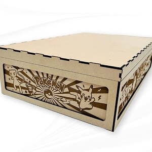 Pokemon Card Storage Box Pokemon Trading Card Game Storage Solution - Etsy