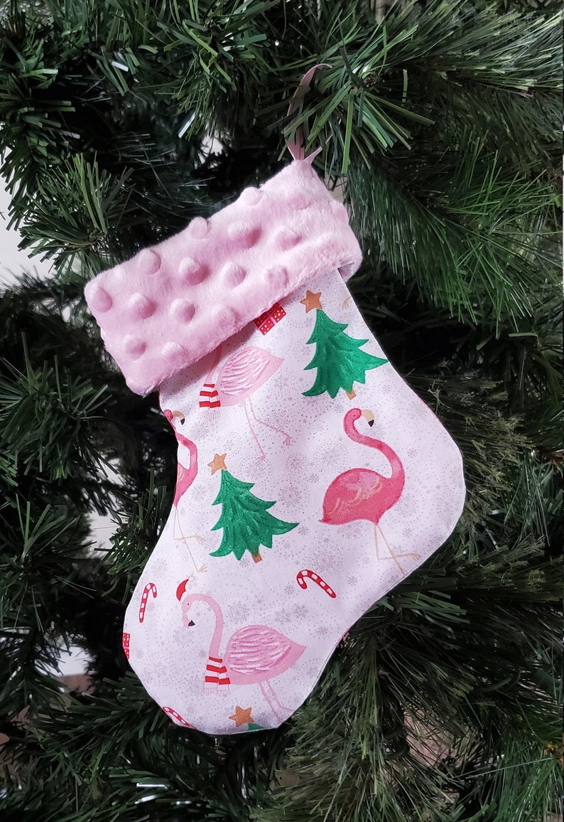 Flamingo Christmas Stocking - Etsy
