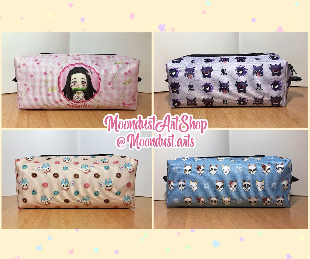 ANIME PENCIL CASE · Cute School Bag, Pencil Box, Pencil Bag, - Etsy