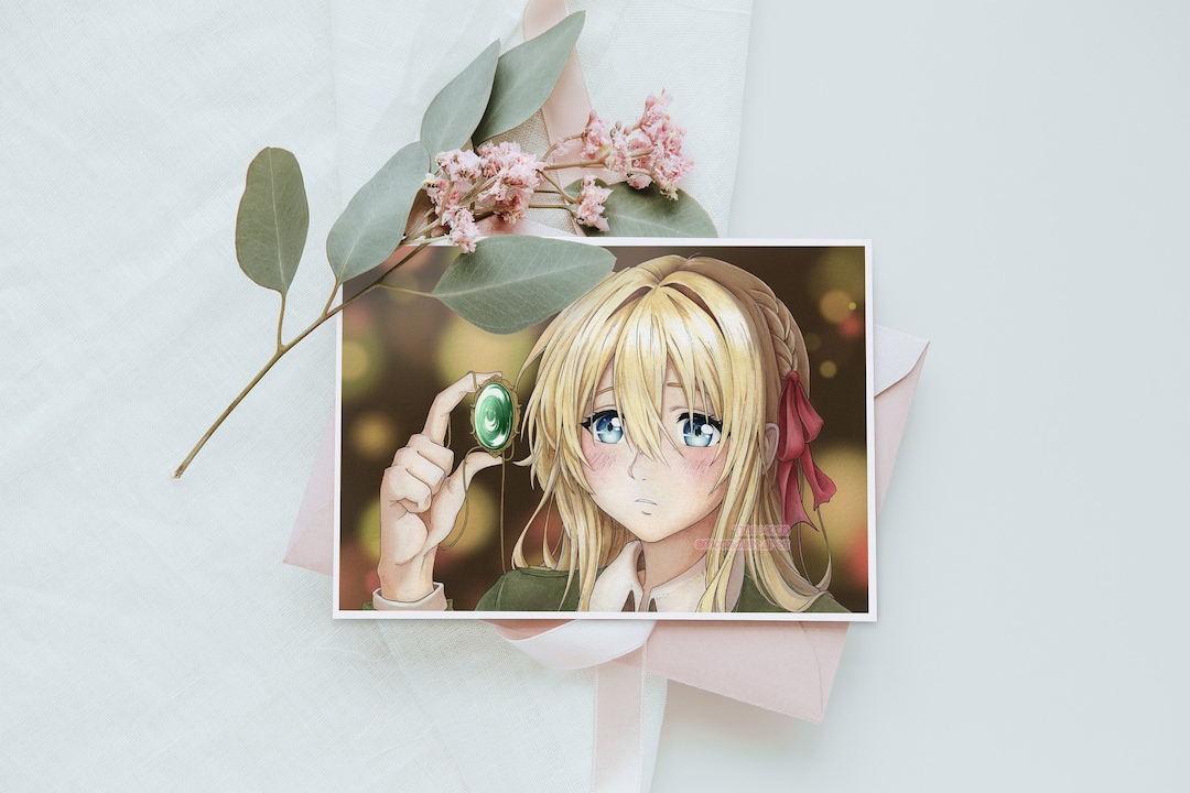 Postcard - Violet Evergarden / Anime, Manga, Love, Novel, Art Print - Etsy