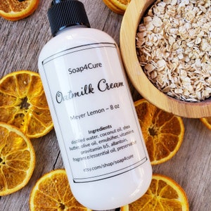 Colloidal Oatmeal Cream|oat Milk Cream| Soothing Moisturizer|dry Skin ...