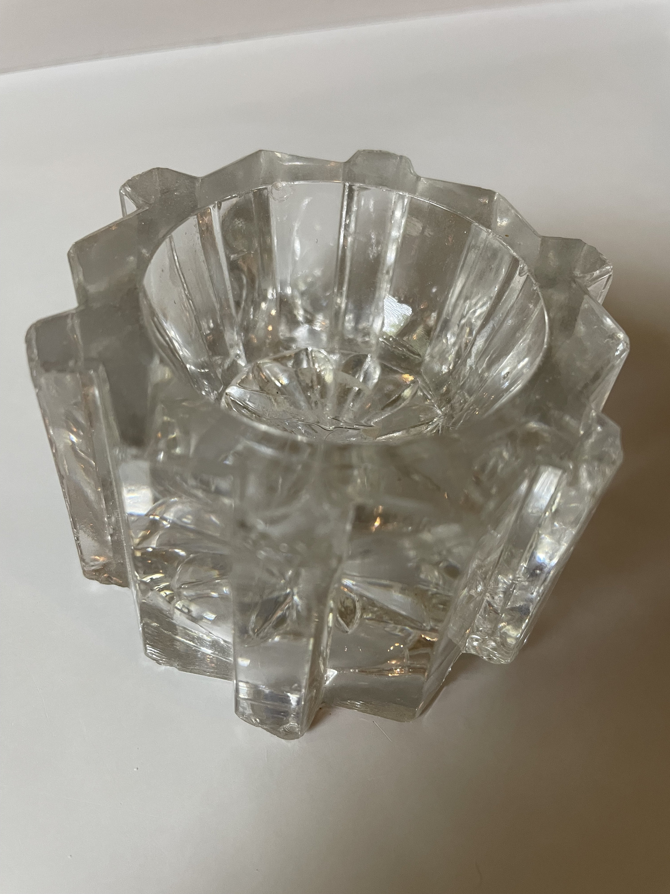 Vintage Glass Master Salt Cellar With 3 Salt Spoons - Etsy