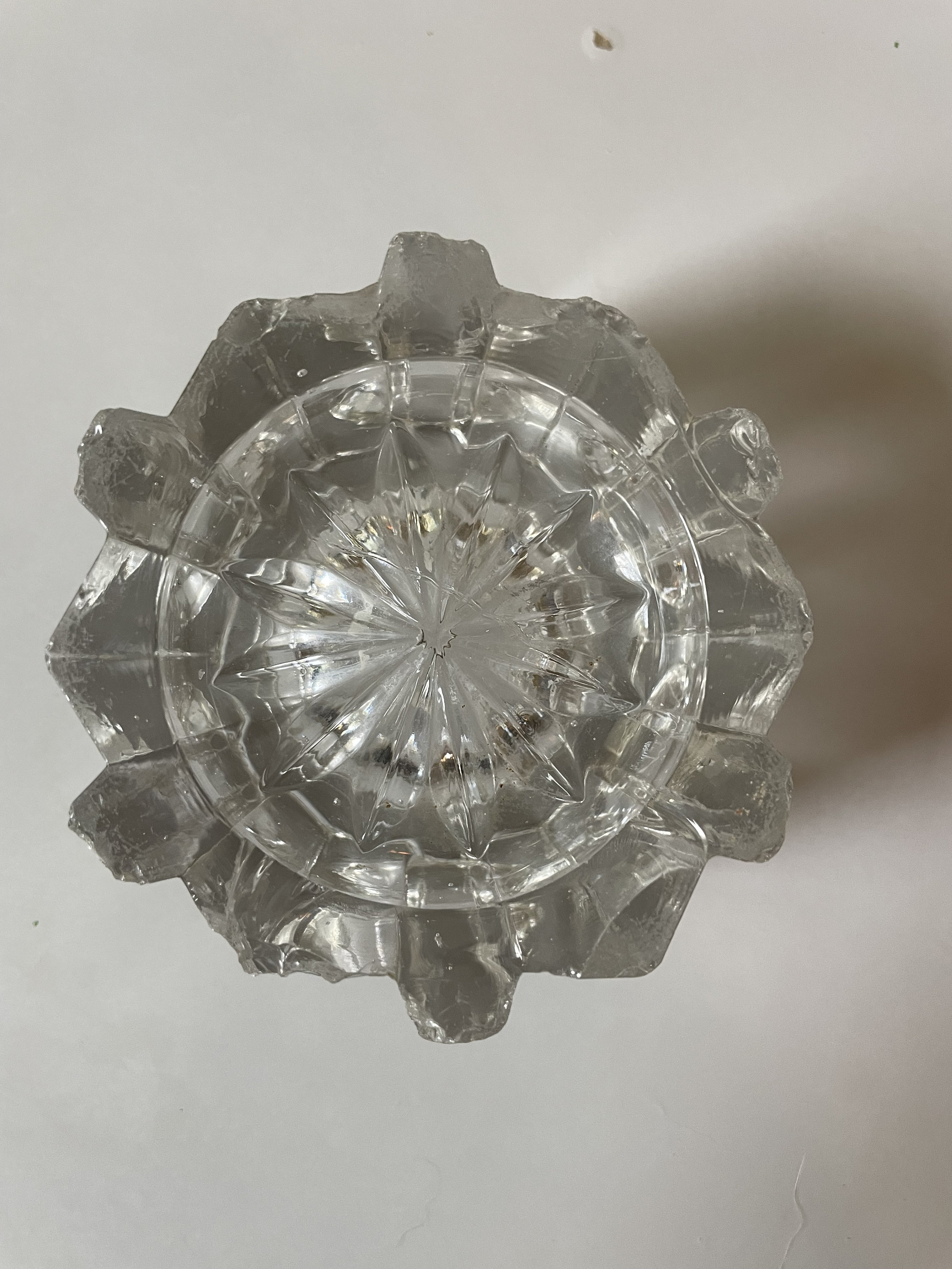 Vintage Glass Master Salt Cellar With 3 Salt Spoons - Etsy