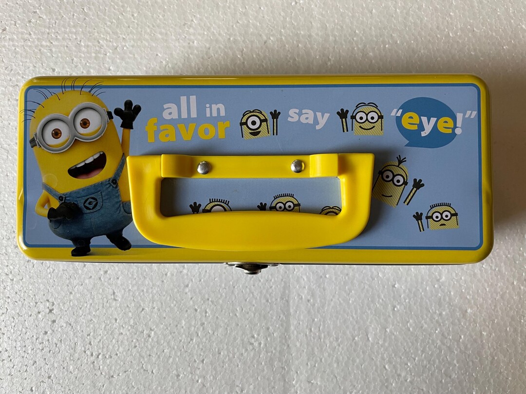 Despicable Me Minion Tin Pencil Box - Etsy