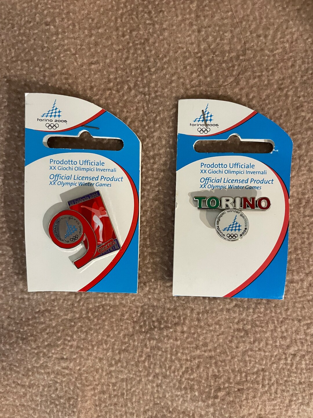Souvenir Pins From the 2006 Olympic Winter Games in Torino - Etsy