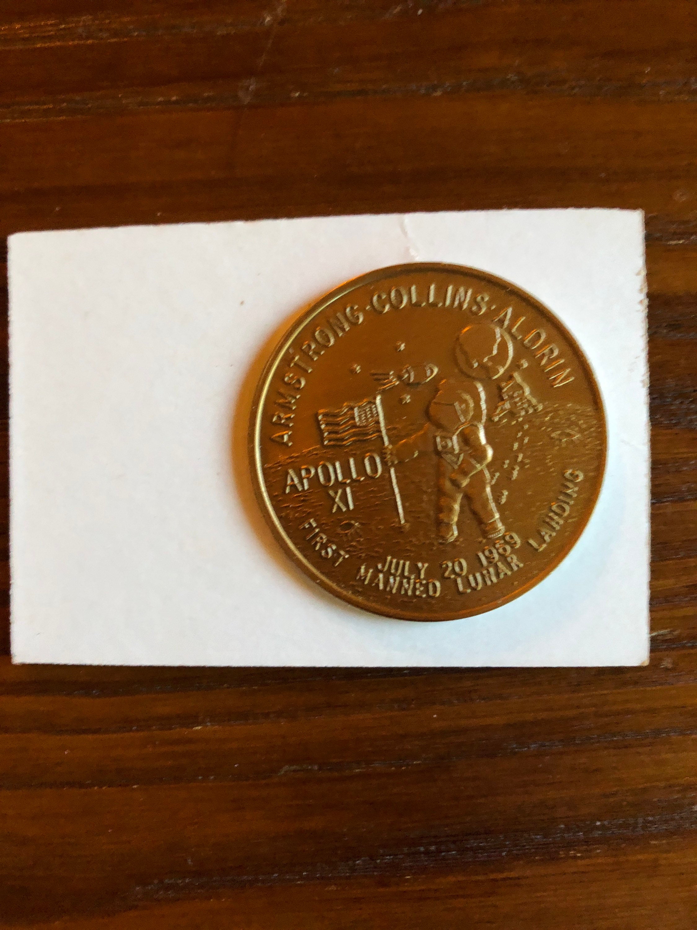 Apollo 11 20th Anniversary Coin - Etsy
