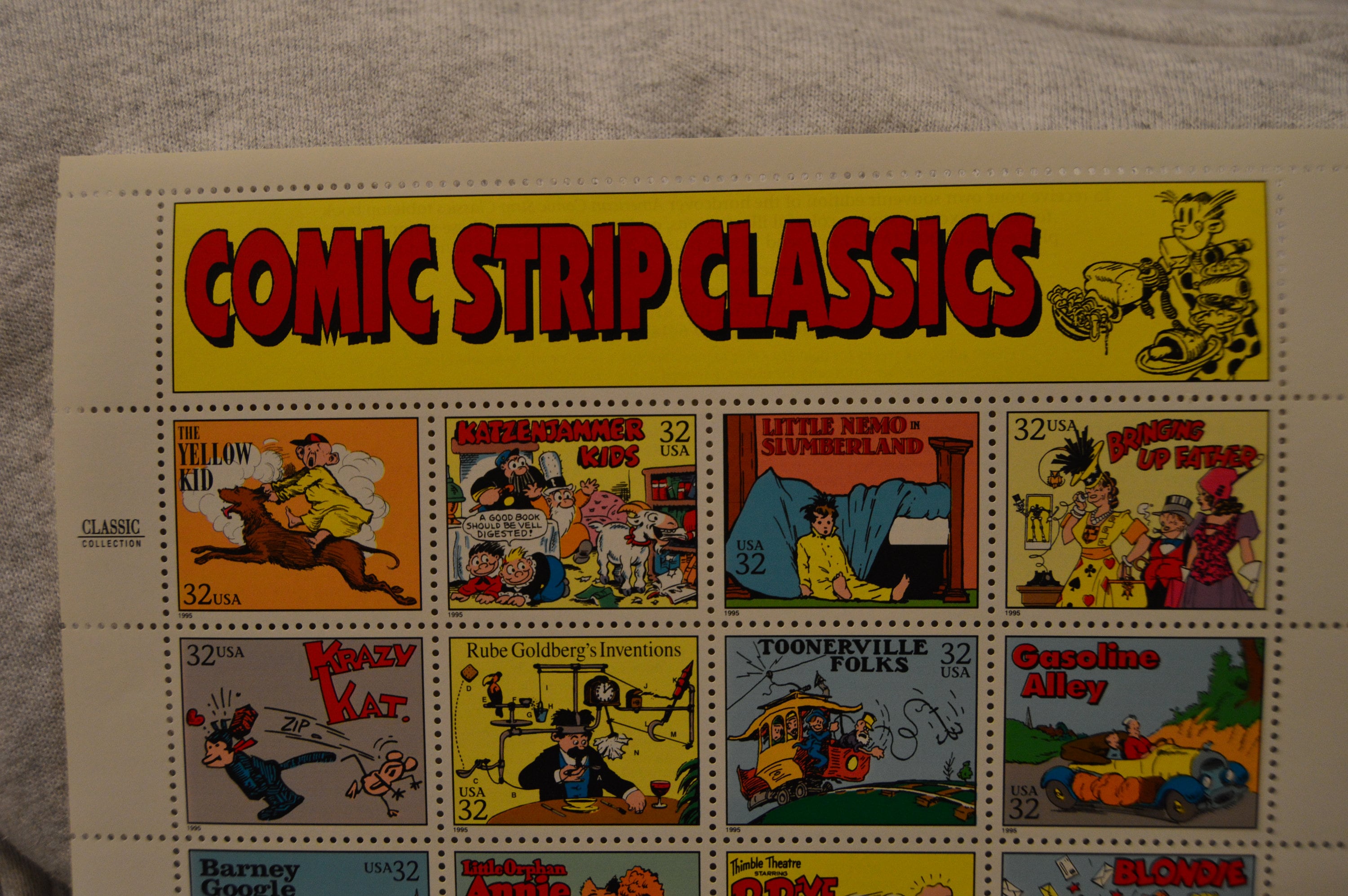 Comic Strip Classics USPS Postage Stamp Sheet - Etsy